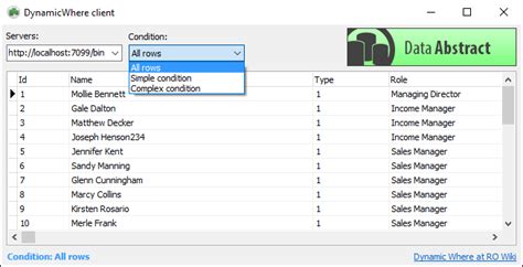 Dynamic Where Sample Desktop Delphi