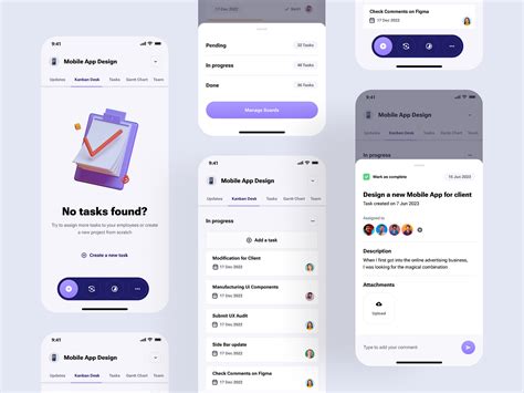 Task Management Mobile App Ui Design By Ashikur Rahman For Design Picko