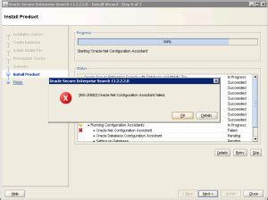 Ins Oracle Net Configuration Assistant Failed Peoplesoft Tutorial