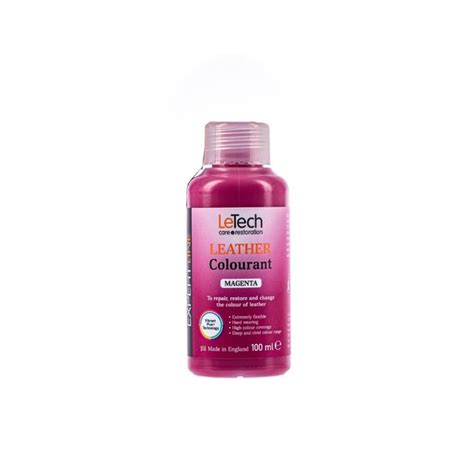 Краска для кожи, пурпурный, LeTech (Leather Colourant) Magenta 100 ml ...