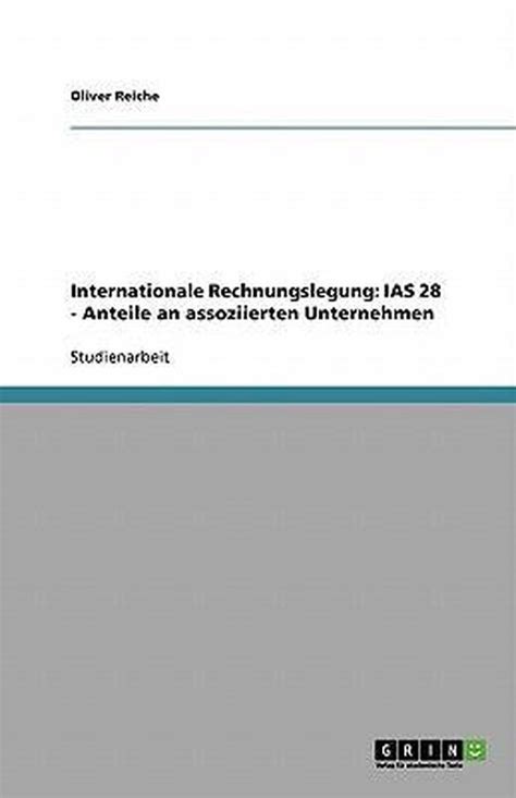 Internationale Rechnungslegung 9783640147687 Oliver Reiche Boeken