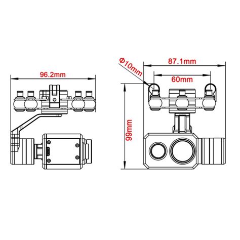 Tarot 3 Axis Dual Sensor Gimbal Tl3t21 Indian Online Store