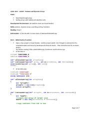 Wijayar Lab Docx Vcsci Lab Pointers And Dynamic Arrays