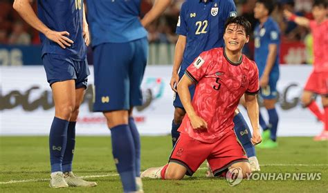 A매치 데뷔골 넣은 박진섭 연합뉴스