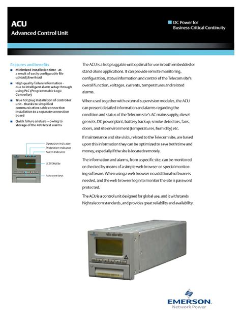 Acu M800d Controller Pdf