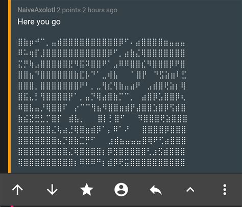 Bug Ascii Art Not Showing Properly In Comment Fields But Shows