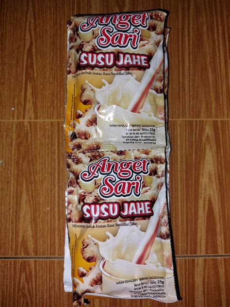 Jual Anget Sari Susu Jahe 25g X 10 Padi Umkm