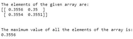 NumPy Max Working Of NumPy Max With Examples