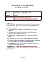 Assignment Flowcharts Pseudocode Pdf Cs Computer Applications For Business Spring