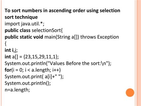 Sorting And Its Types Pptx