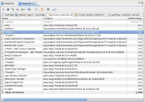 Memory Analyser Eclipse Galileo Feature 5