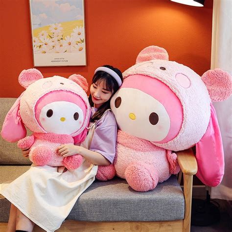 Sanrio Mymelody Transform Into A Panda Plushie Adorable Cute Plushies