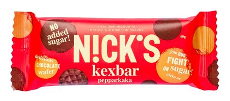 Köp Nicks Kexbar Pepparkaka g på apotea se