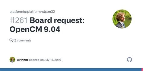 Board Request Opencm 904 · Issue 261 · Platformioplatform Ststm32