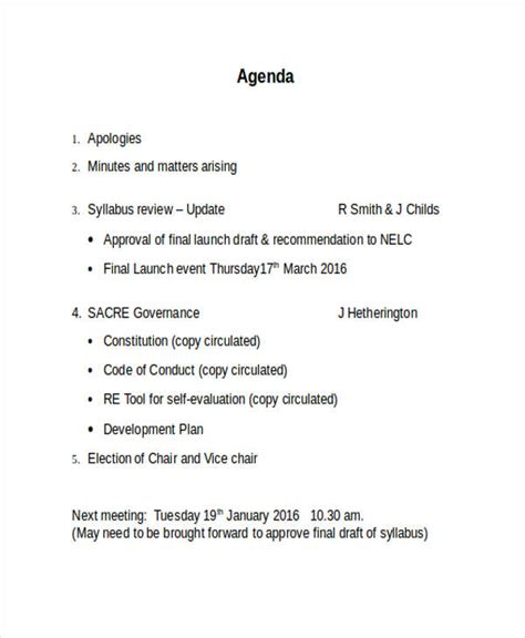 24 Event Agenda Examples To Download