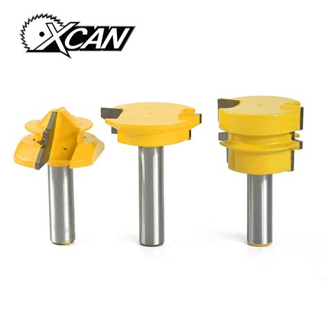 Xcan 3pc Jointing Router Bit Set 1 2 Shank Mitre Lock Jointer Drawer