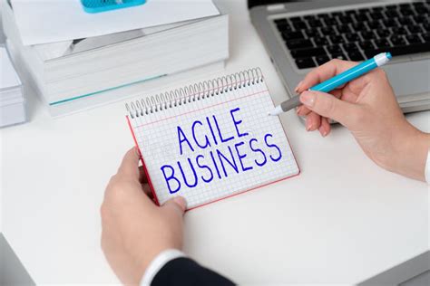 Sign Displaying Agile Business Internet Concept Capability Of