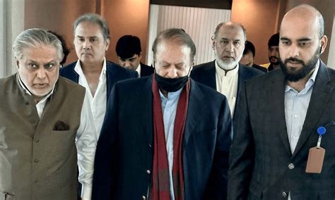 Pakistans Former Pm Nawaz Sharif Returns Home From Exile