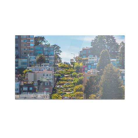 Szklana Deska Do Krojenia HOMEPRINT Ulica San Francisco 60x52 Cm