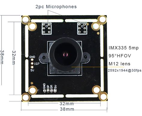IMX USB Camera Module Mp Starvis Fps For Security Licam