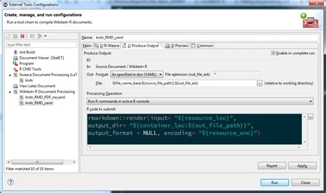 Processing Rmarkdown Documents With Eclipse And Statet R Bloggers
