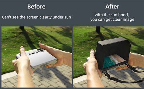 ZJRXM Mini 3 Pro RC Sonnenschutz Zubehör, Faltbare Sun Hood ...