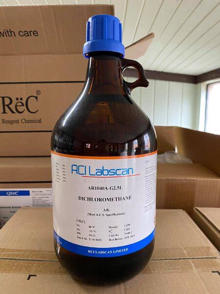 Dichloromethane 99 8 Ar Grade 2 5 ลิตร ขวด ยี่ห้อ Labscan Ireland