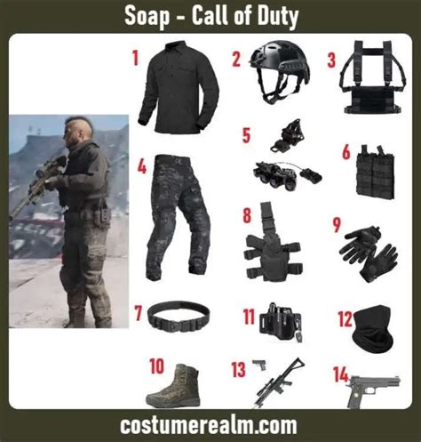 Authentic Soap Cosplay Guide Dress Like A Cod Hero