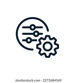 Concept Settings Service Parameters Vector Icon Stock Vector Royalty