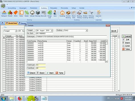 Aplikasi Penjualan Dan Stok Barang Dengan Excel