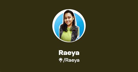Raeya Instagram Facebook Linktree