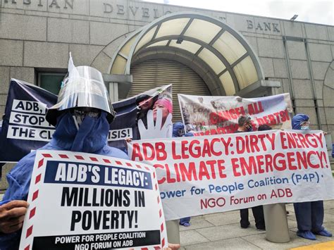 Philippine Green Activists Civil Society Urge Adb To End Support For