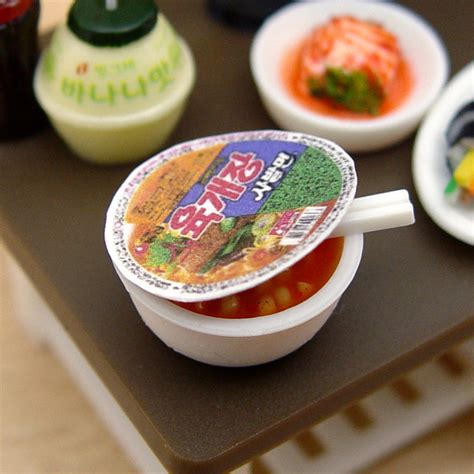 납골당용 미니어쳐 음식