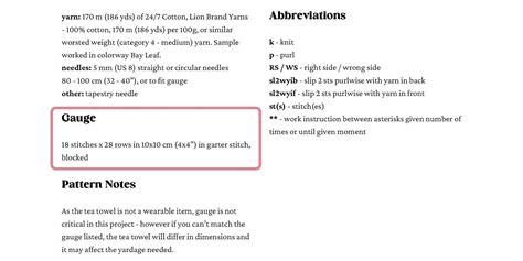 How To Read Knitting Patterns A Quick Guide For Beginners Whileberry Modern Knitting