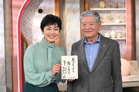 有働由美子アナ（左）とゲストの川淵三郎氏 スポニチ Sponichi Annex 芸能