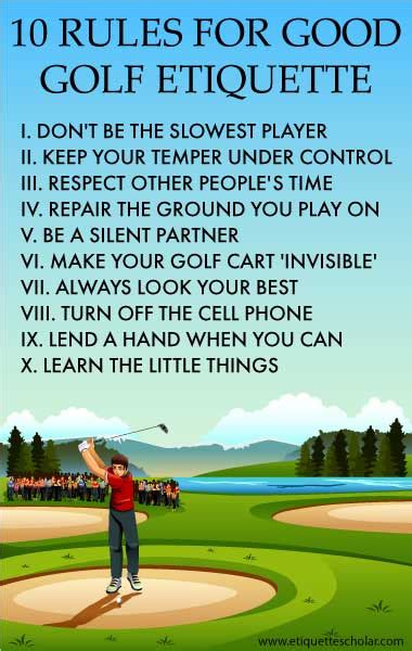 10 Fundamental Golf Etiquette Rules