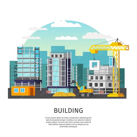建設現場イラスト 無料のベクター