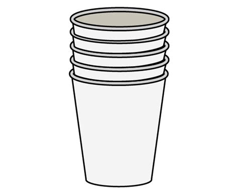 紙コップのフリーイラスト 使い捨て食器無料素材 チコデザ