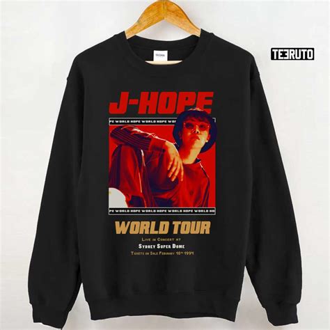 Bts J Hope Hope World Tour Poster Edit Hangsang Unisex T Shirt Teeruto
