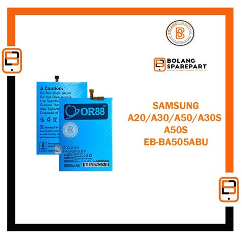 Jual Baterai Batre Samsung A A A A S A S Eb Ba Abu Oriens Double Ic Shopee Indonesia