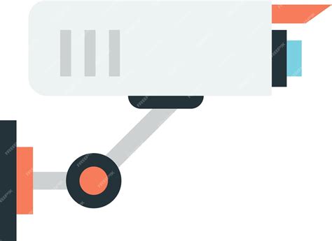 Premium Vector Security Camera Illustration In Minimal Style