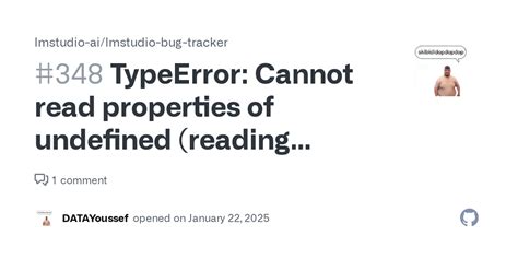 Typeerror Cannot Read Properties Of Undefined Reading Type · Issue