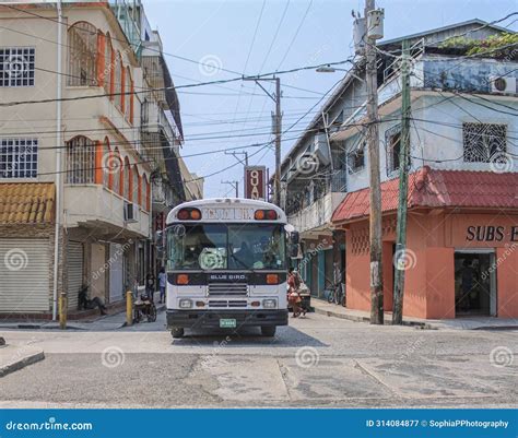 Downtown Belize City Bus Ride Editorial Photography Image Of History Downtown 314084877