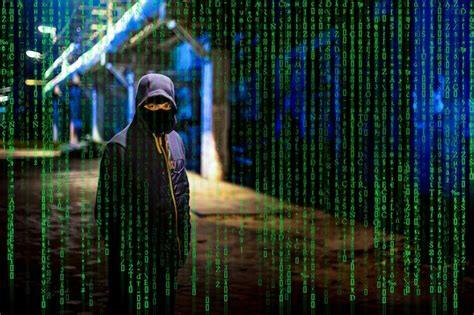 Premium Photo Double Exposure Image Of Man And Binary Codes