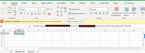 Javascript Links Are Showing Blocked Content When Insert Excel In