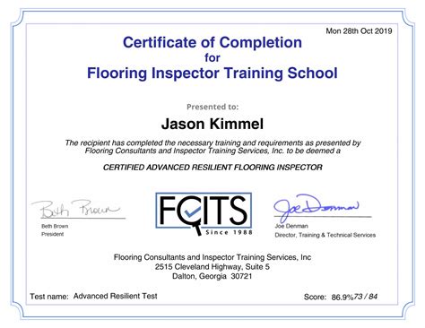 Flooring Certification Online