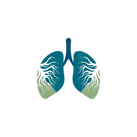 Lung Logo Template Vector Icon Vector Pulmonary Science Vector Vector