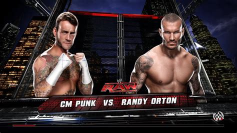Wwe 2k15 Cm Punk Vs Randy Orton Youtube
