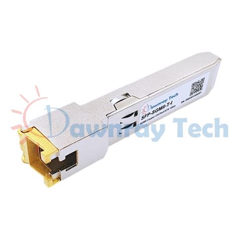 Generic Sfp Sgmii T I Compatible Industrial 10 100 1000mbps Sfp 1000base T 100m Cat6 Cat6a Rj45