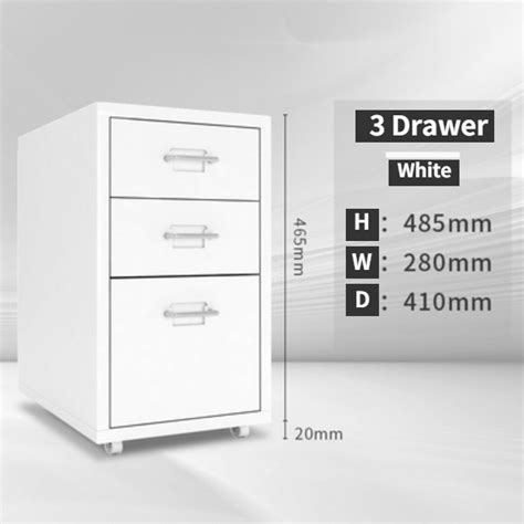 356 Layers Metal Drawer With Lock Office Drawer Metal Pedestal Drawer